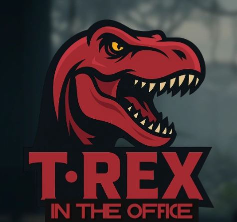 T-Rex in the office 🕹️ Play on Kiz10