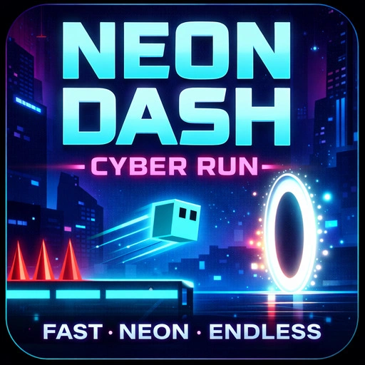 Neon Dash: Cyber Run 🕹️ Play on Kiz10
